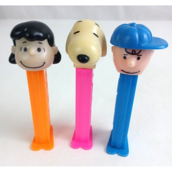 PEZ | Toys | Lot Of 3 Charles Schultz Peanuts Pez Dispensers Snoopy ...